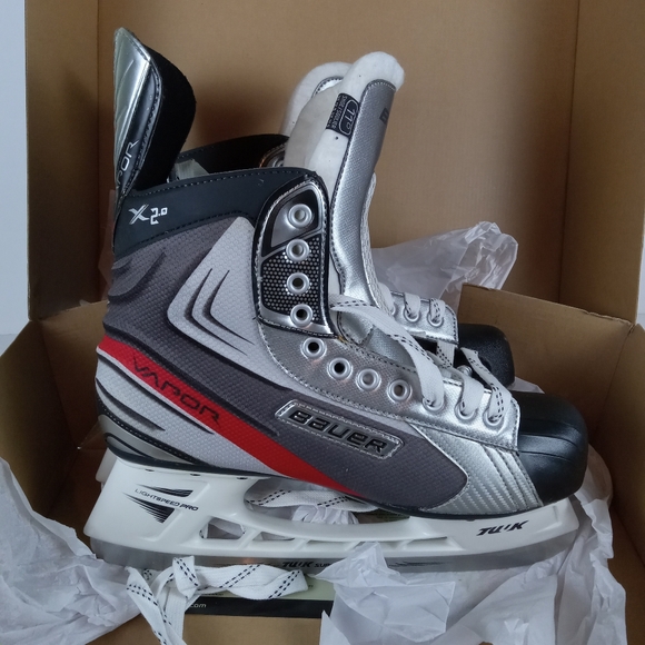 Bauer | Shoes | Bauer Vapor X2 Ice Hockey Skates Mens 25 Womens 11 D ...